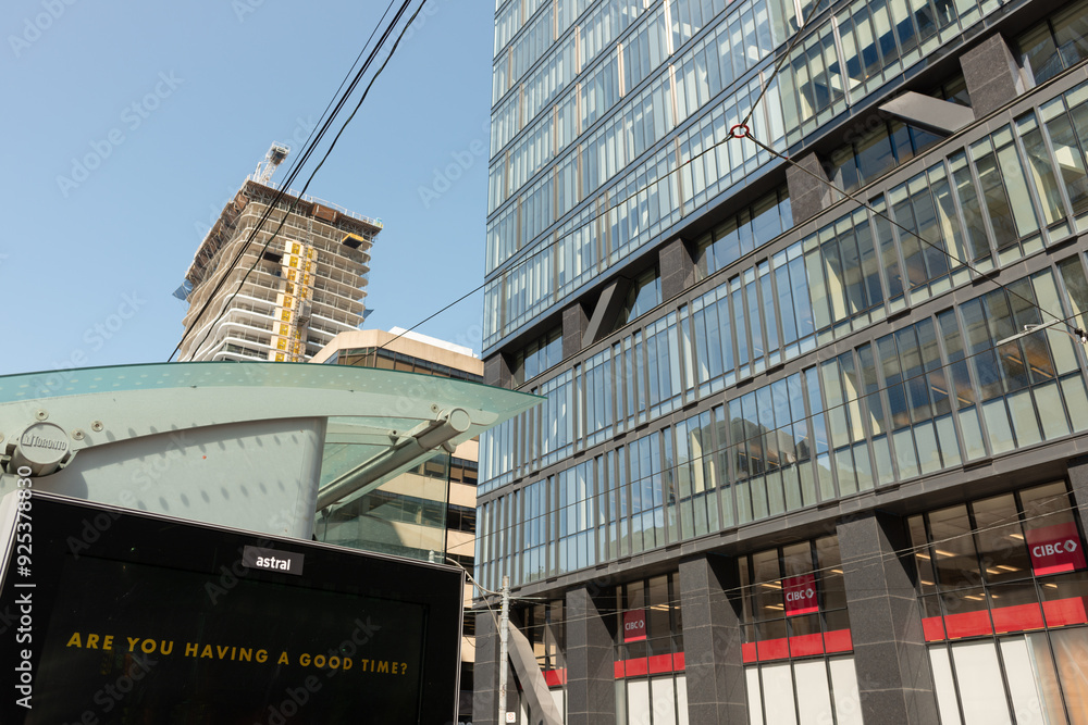 recent mixed use tower at 480 University Avenue (NW corner) at Dundas ...