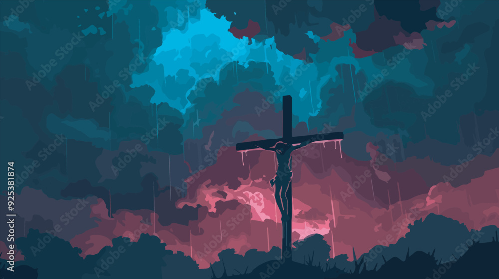 Jesus Christ on the Cross Crucifixion Christian Religious Symbolism ...