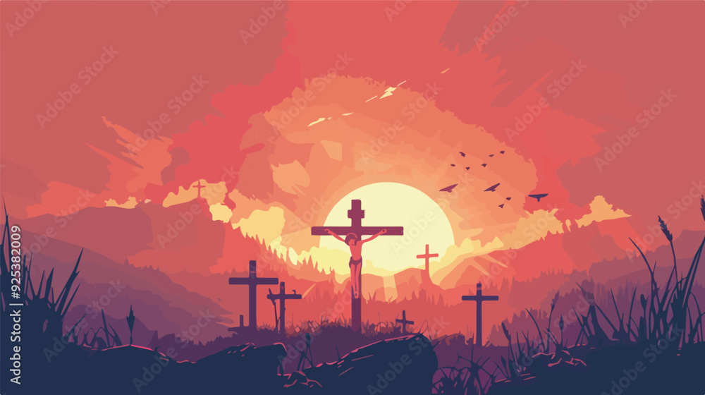Jesus Christ Crucifixion Easter Sunday Resurrection Christian Faith God ...