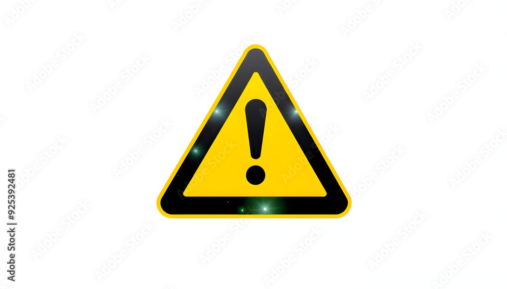 Warning triangle icon. Yellow caution warn in png. Warning sign with ...