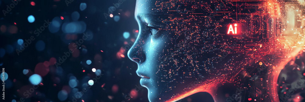 AI and Human Connection - The Future of Technology - This image ...