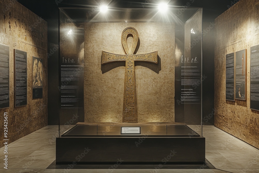 Ankh Museum Display Ancient Egyptian, Coptic Christianity Religion ...