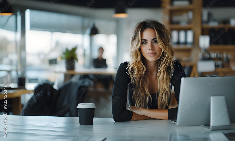portret, kobieta, stres w pracy, praca biurowa, biuro, korporacja ...