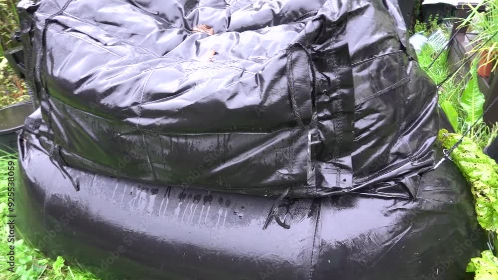 biodigester in the garden. uses of the biodigester in the home. home ...