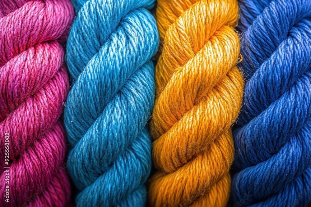 intricate rope pattern symbolizing diversity and teamwork vibrant ...