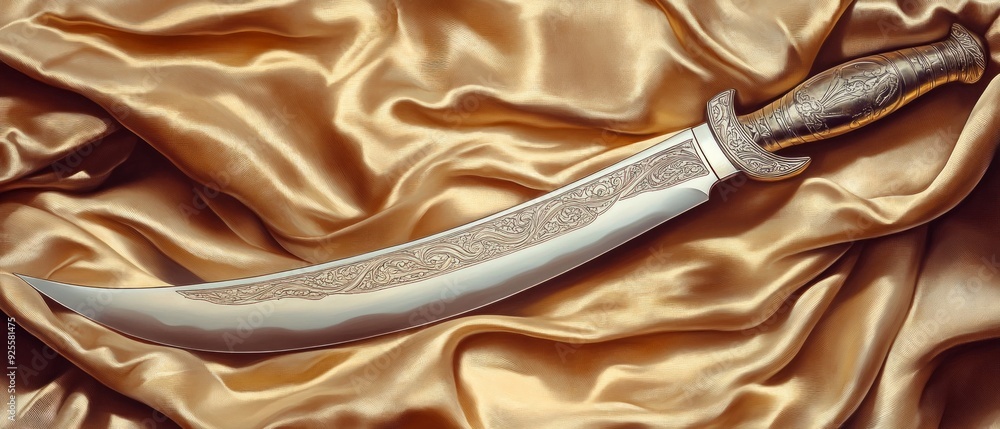 Sikh Kirpan Ceremonial Blade Sikhism Religion Spiritual Symbol Stock ...