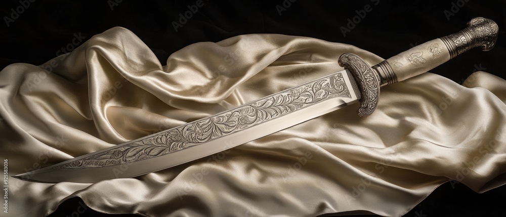 Sikh Kirpan Ceremonial Blade Sikhism Religion Spiritual Symbol Stock ...