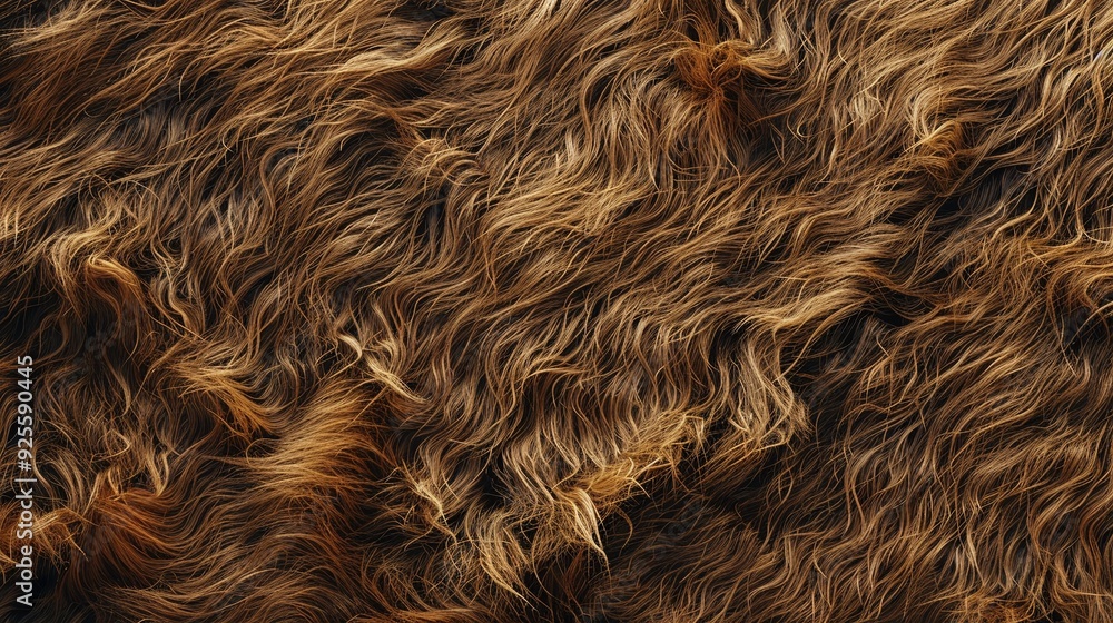 Realistic Brown Fur Texture Close-Up - Rich, Soft Animal Fur Pattern ...