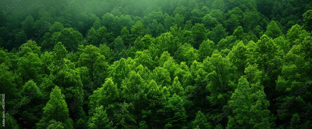 Green Forest Decline Due To Human Activity, Highlighting The Impact Of ...
