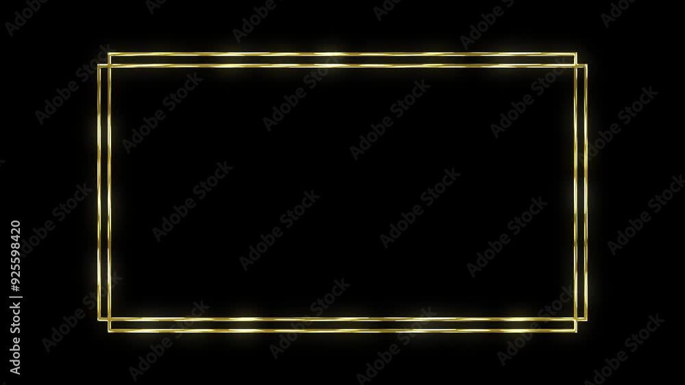 animated gold frame rectangular round oval frame wedding model frame ...
