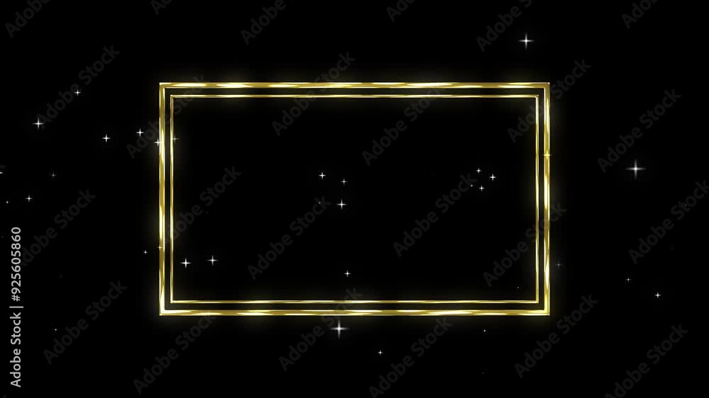 animated gold frame rectangular round oval frame wedding model frame ...