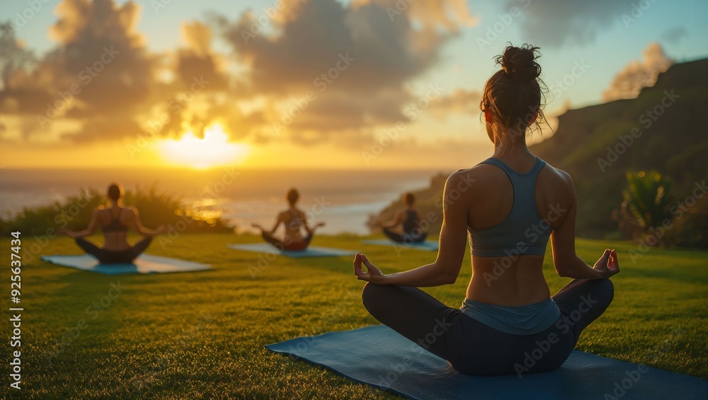Embrace Tranquility at a Scenic Sunset Yoga Retreat by the Ocean, As ...