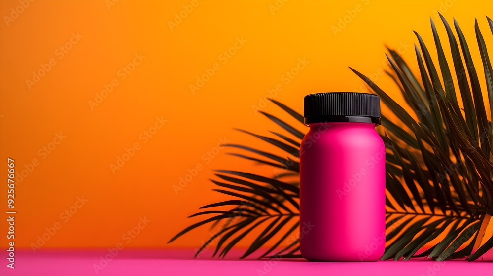 Dynamic product label with vibrant colors, sharp contrast, and clear ...