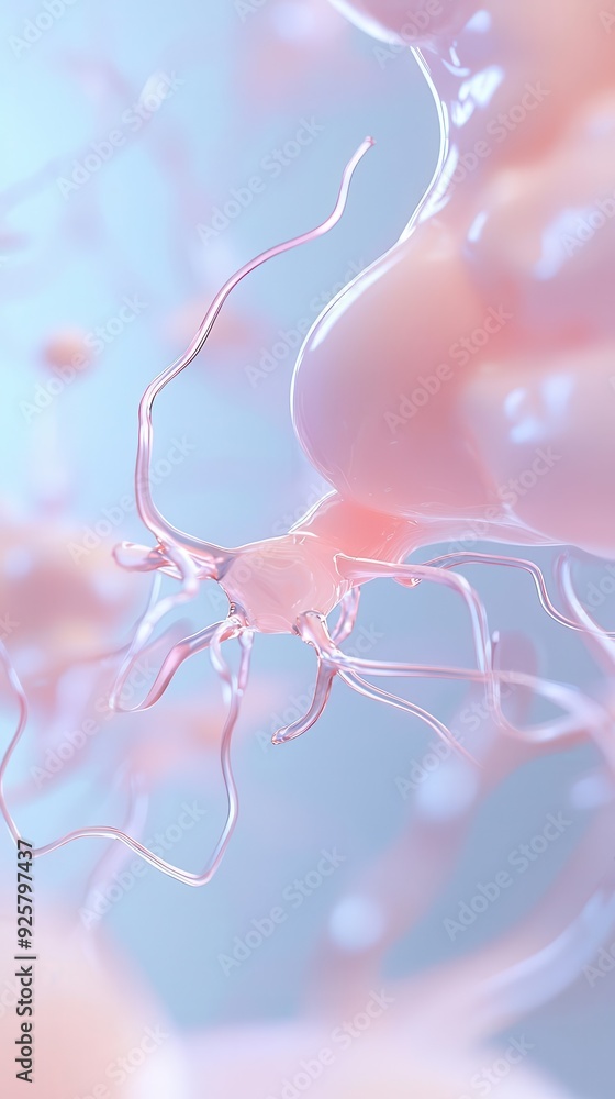 New sentence: The 3D brain model showcases flowing signals, logical ...