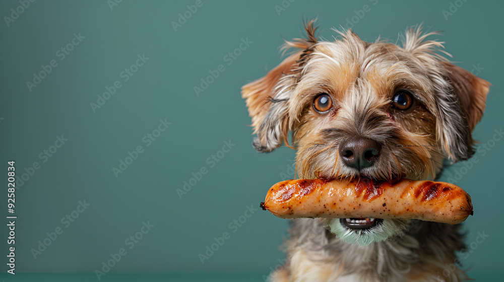 inventive template for a food animal. With a muted green background, an ...