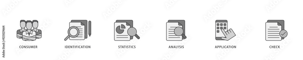 Kyc icon infographic illustration concept with icon of analysis, check ...