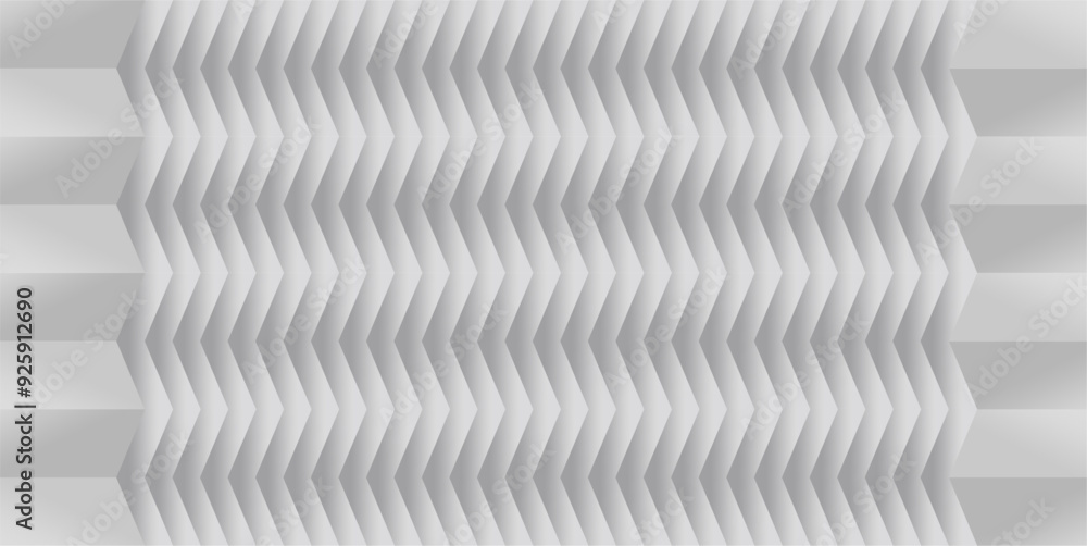 repetition of geometric planes and zig-zag lines with shades of gray as ...
