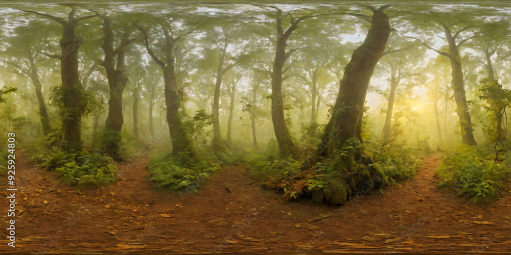 HDRI NL Forest Environment Equirectangular Panorama 23 Stock ...