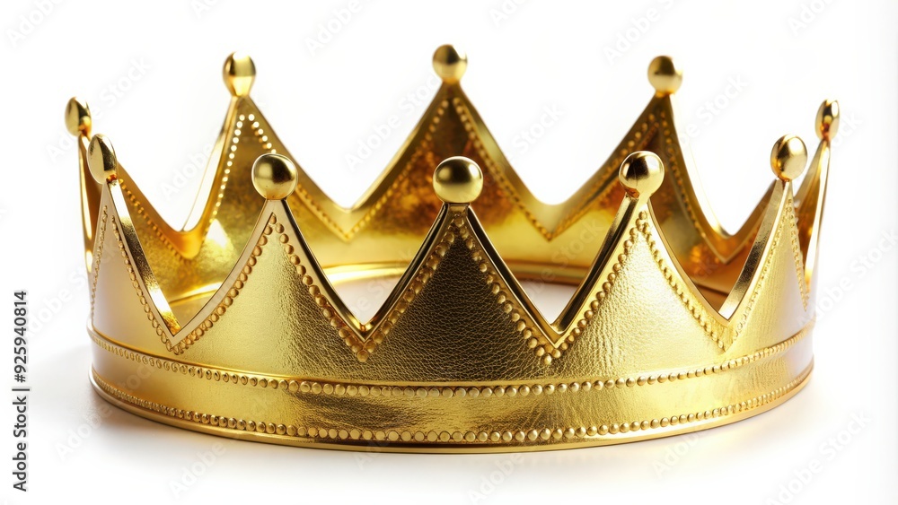 Gold foil party crown perfect for adding a touch of royalty to any ...