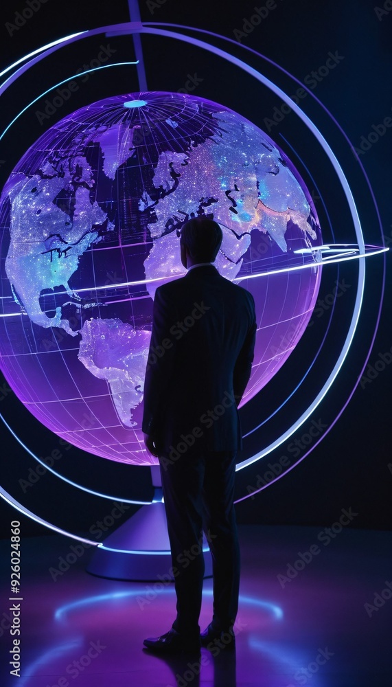 Digital world metaverse smart technology, AI artificial intelligence ...