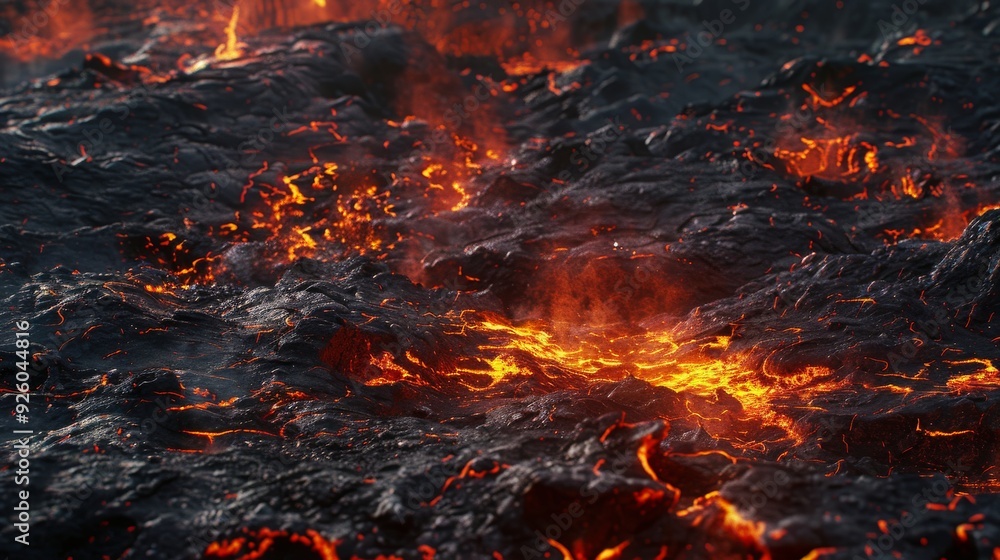 lava planet , fire planet , hellscape planet , photorealistic planet ...