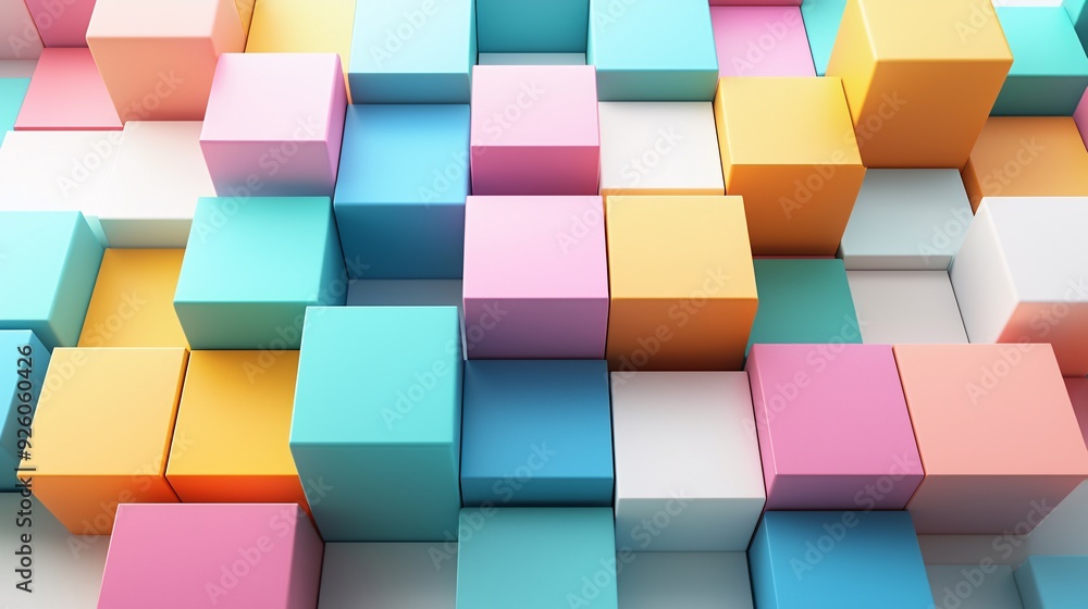SWOT analysis, colorful blocks representing strengths and weaknesses ...