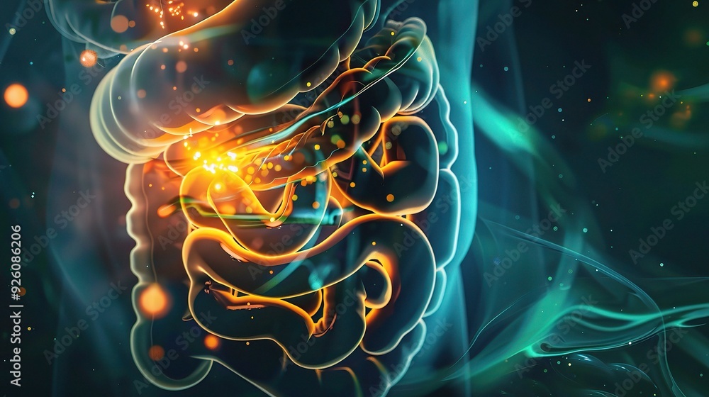 Gastric Acid Production and Digestive Process Depicted in Detailed ...