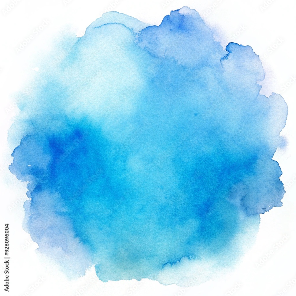Light blue watercolor gradient blending into a soft white.. blue sky ...
