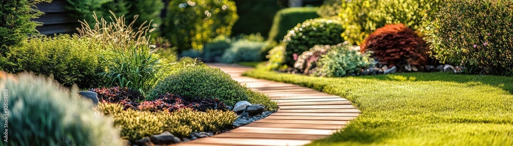 Couple upgrading the landscaping with new plants, pathways, and outdoor ...