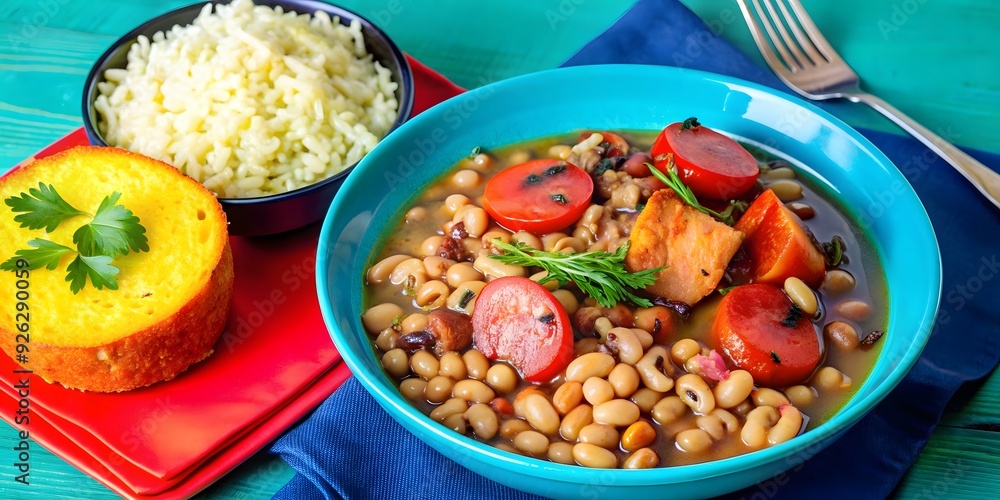 soul food, Black-eyed Peas, savory, stewed, southern, tender, smoky ...