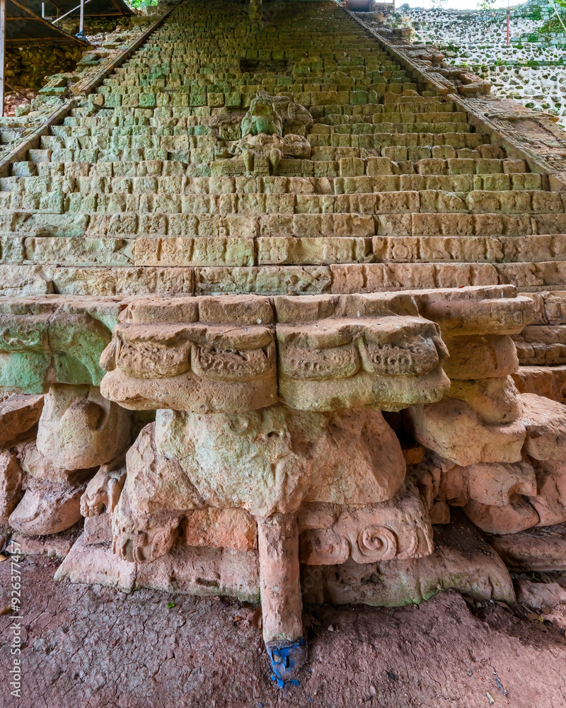 Copan Ruinas, an archaeological site of the Maya civilization in ...