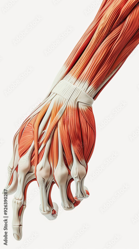 Forearm Muscles. bicep and tricep muscles. human arm muscles. Stock ...
