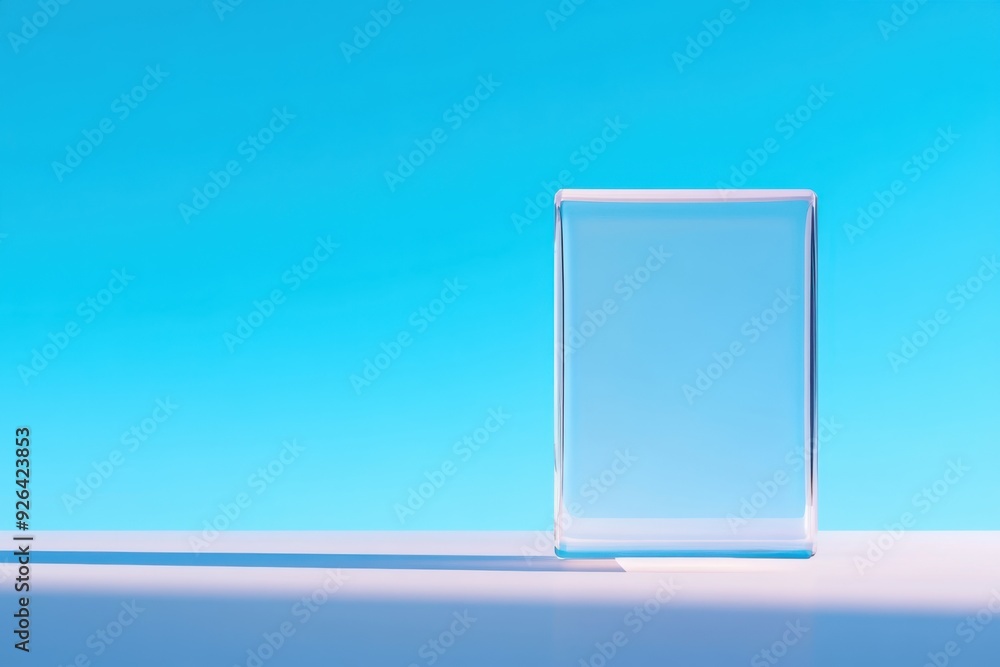 Glass, pricing transparency, building customer trust, 3D render. A 3D ...
