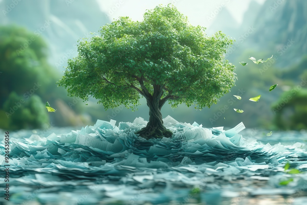 digital workspace transforming into paperless environment holographic ...