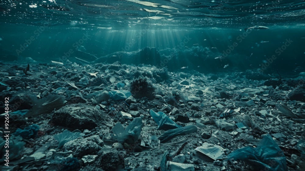 plastic debris in the sea , plastic on the seabed , plastic under the ...