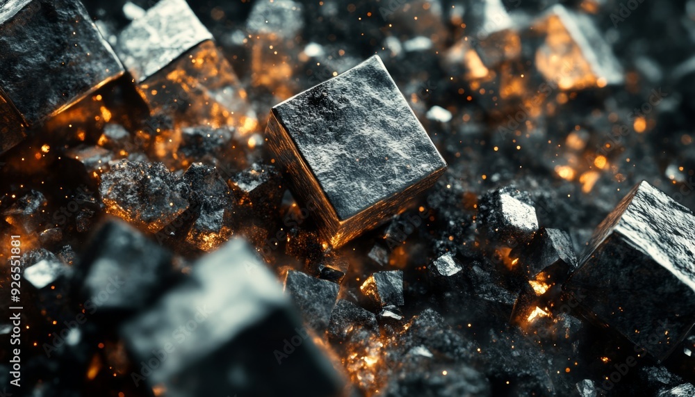 Abstract Rare Earth Elements: Powering Modern Technology and Industry ...