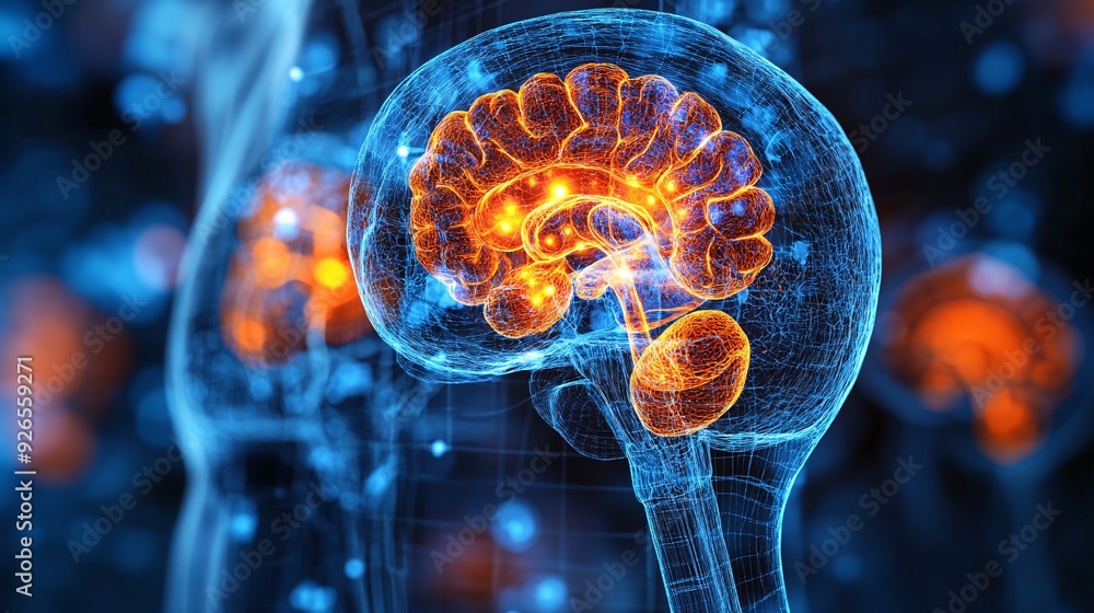 3D Human Endocrine Glands Anatomy: A realistic 3D rendering of major ...