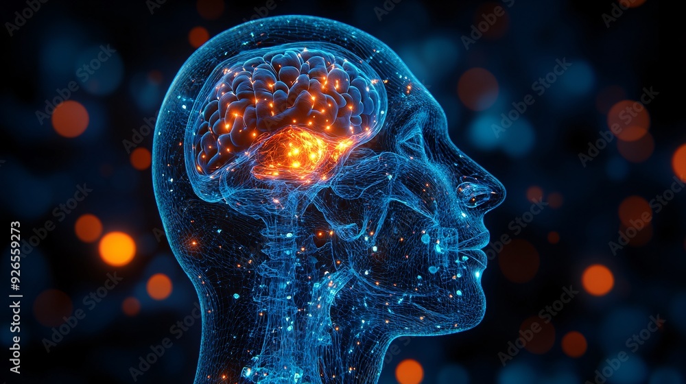 3D Human Endocrine Glands Anatomy: A realistic 3D rendering of major ...