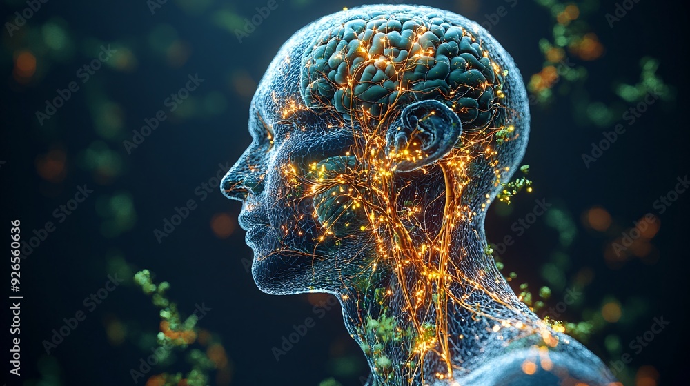 3D Human Lymphatic System: A detailed 3D rendering of the lymphatic ...