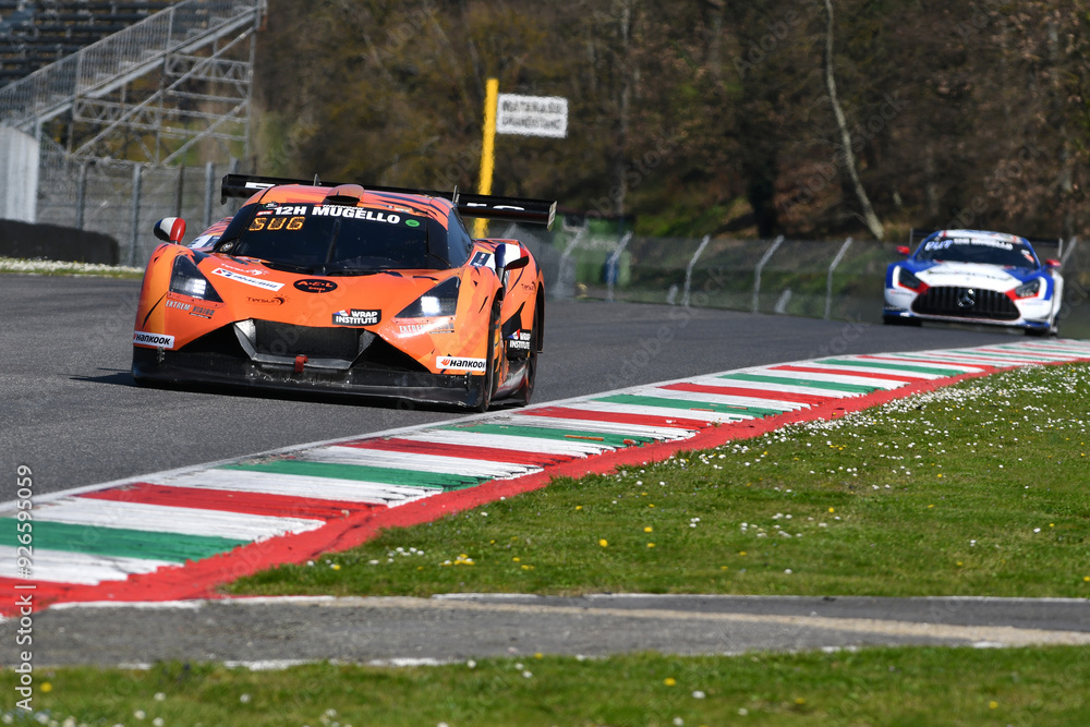 Scarperia, 23 March 2024 Italy: Vortex V8 of Team Vortex V8 drive by ...