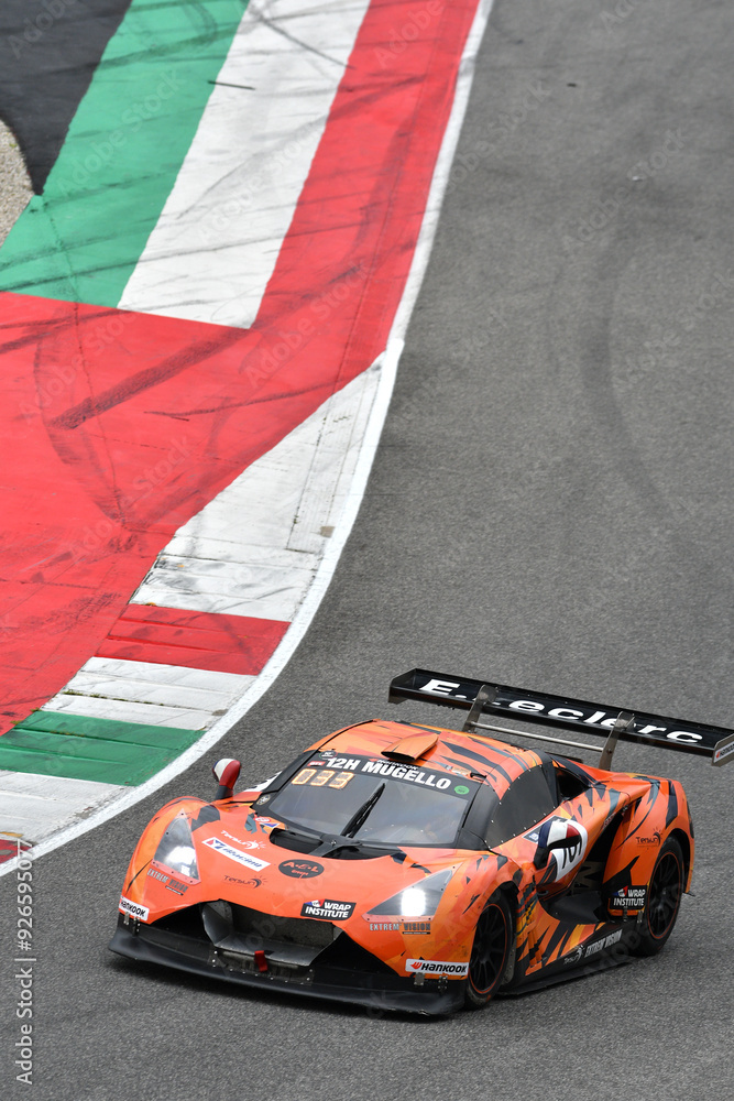 Scarperia, 23 March 2024 Italy: Vortex V8 of Team Vortex V8 drive by ...