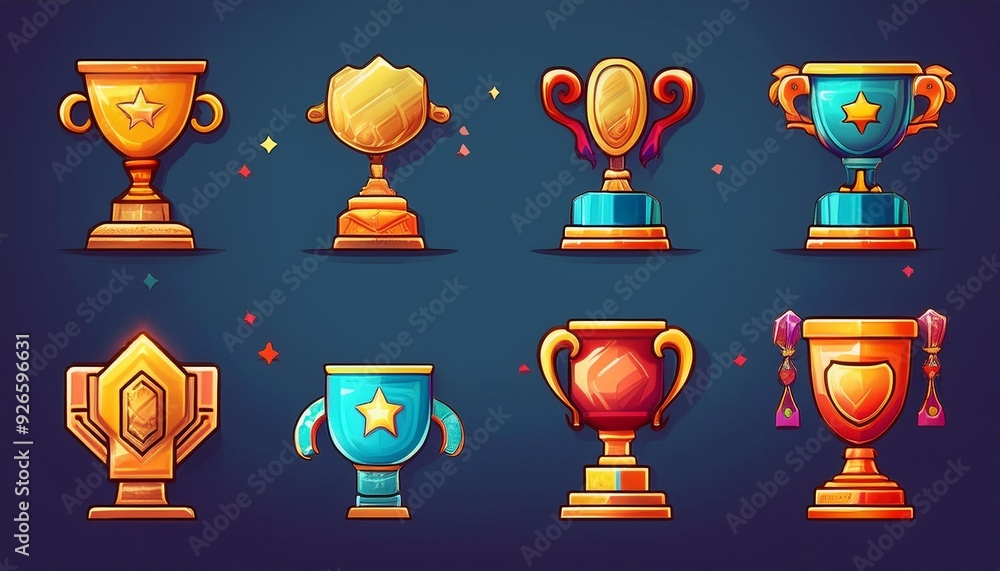 Trophy cups, medals, and loot for your arcade game. Level up with ...