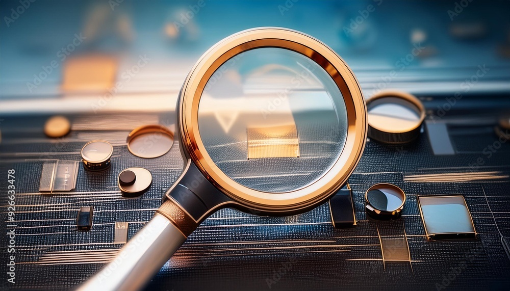 Symbol tool object background look research searching magnification ...