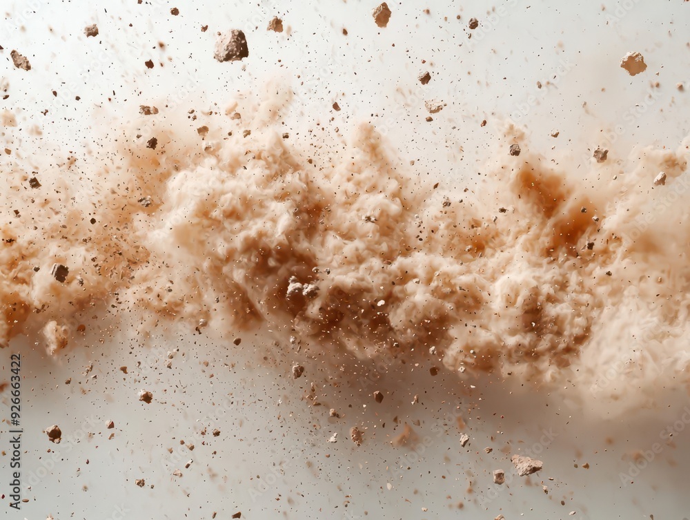 The powerful shockwave effect showcased raw energy and strength, with ...