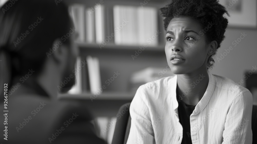 Engaged in Active Listening: Person Demonstrating Attentive Body ...
