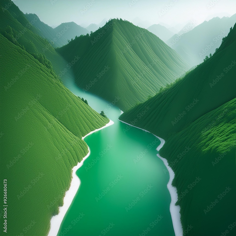 Texture, green wallpaper with green bottom and white background ...
