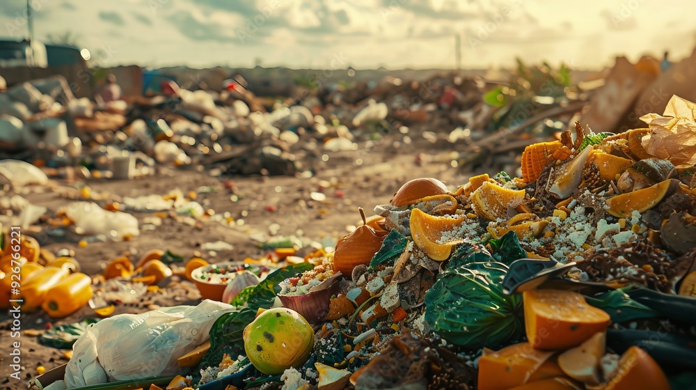 Hunger disparity uneaten food in landfill vs starving children in ...