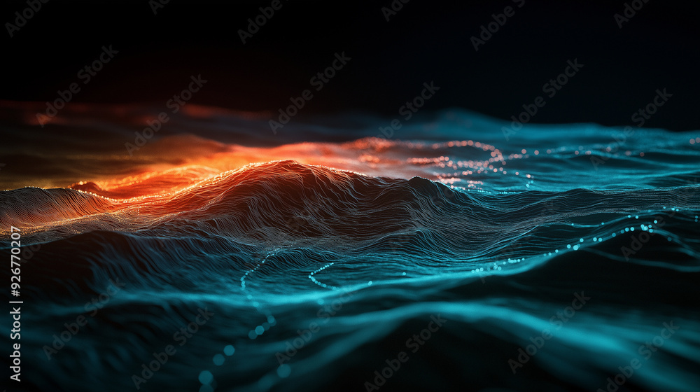 A detailed digital 3D map terrain, focusing on GIS geodata with ...