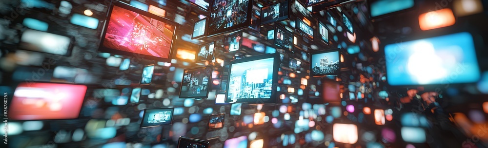 Dynamic rendering of multiple screens showcasing a blend of images in ...