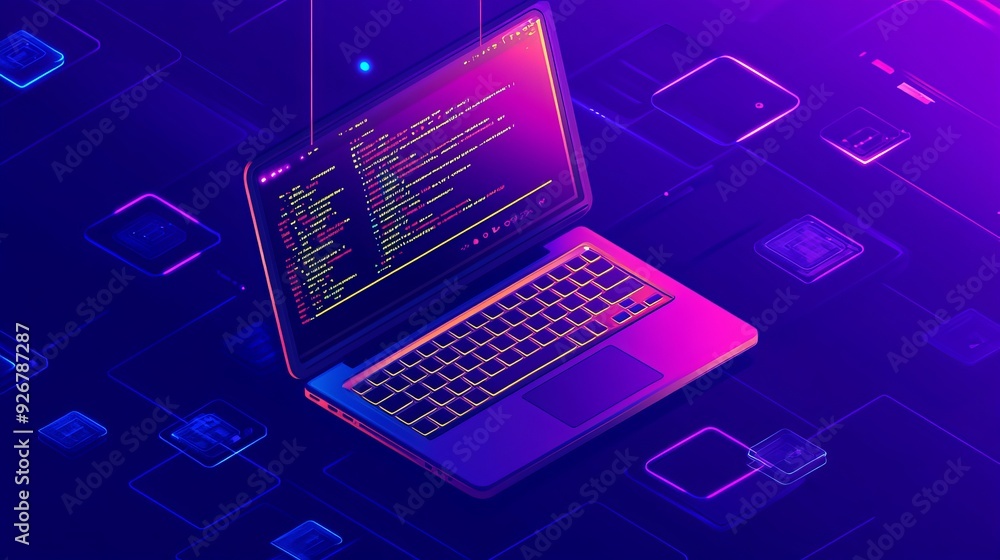 Software development involving programming coding and software testing ...